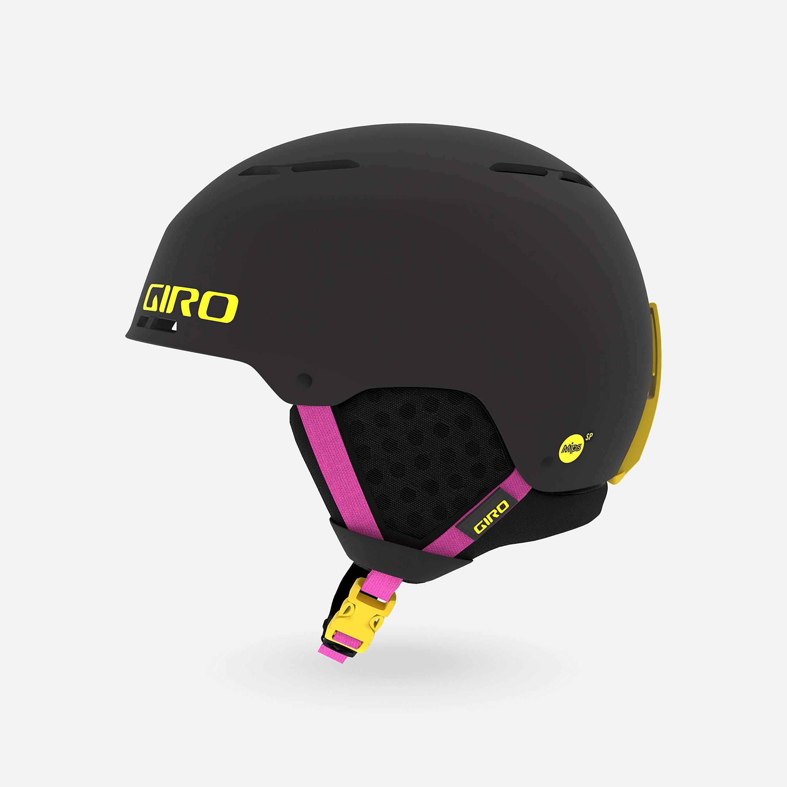 Giro Emerge Spherical MIPS Ski Helmet - Snowboard Helmet for Men, Women & Youth - Matte Black/Neon Lights - M (55.5-59cm)