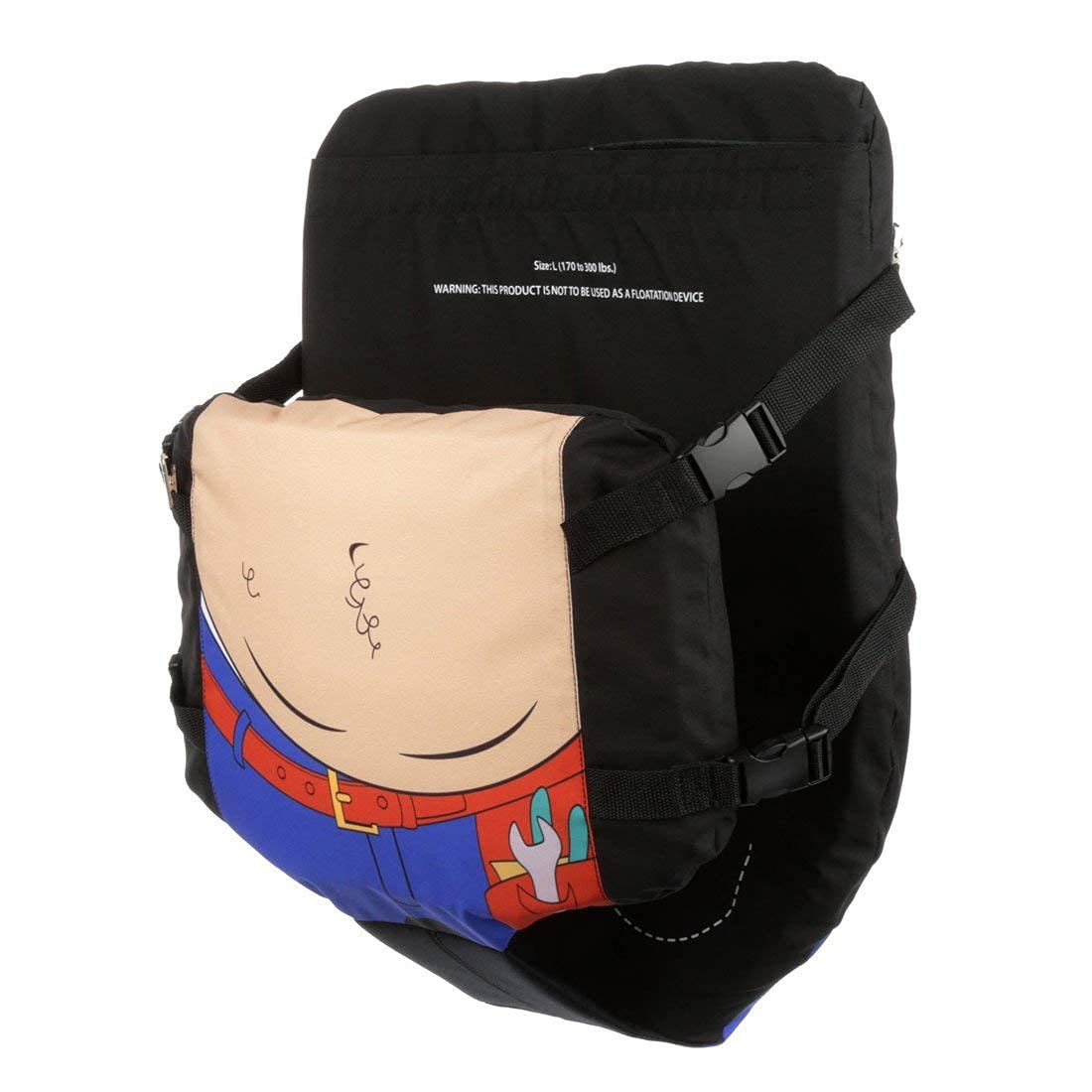 Floaty Pants Hands-Free Party Floatation Device (Plumber Man, Large)