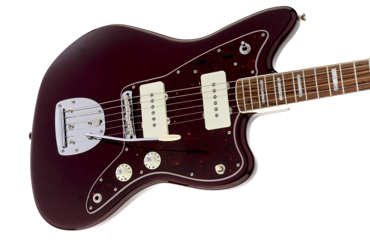 Fender Troy Van Leeuwen Jazzmaster Electric Guitar, with 2-Year Warranty, Oxblood, Bound Rosewood Fingerboard
