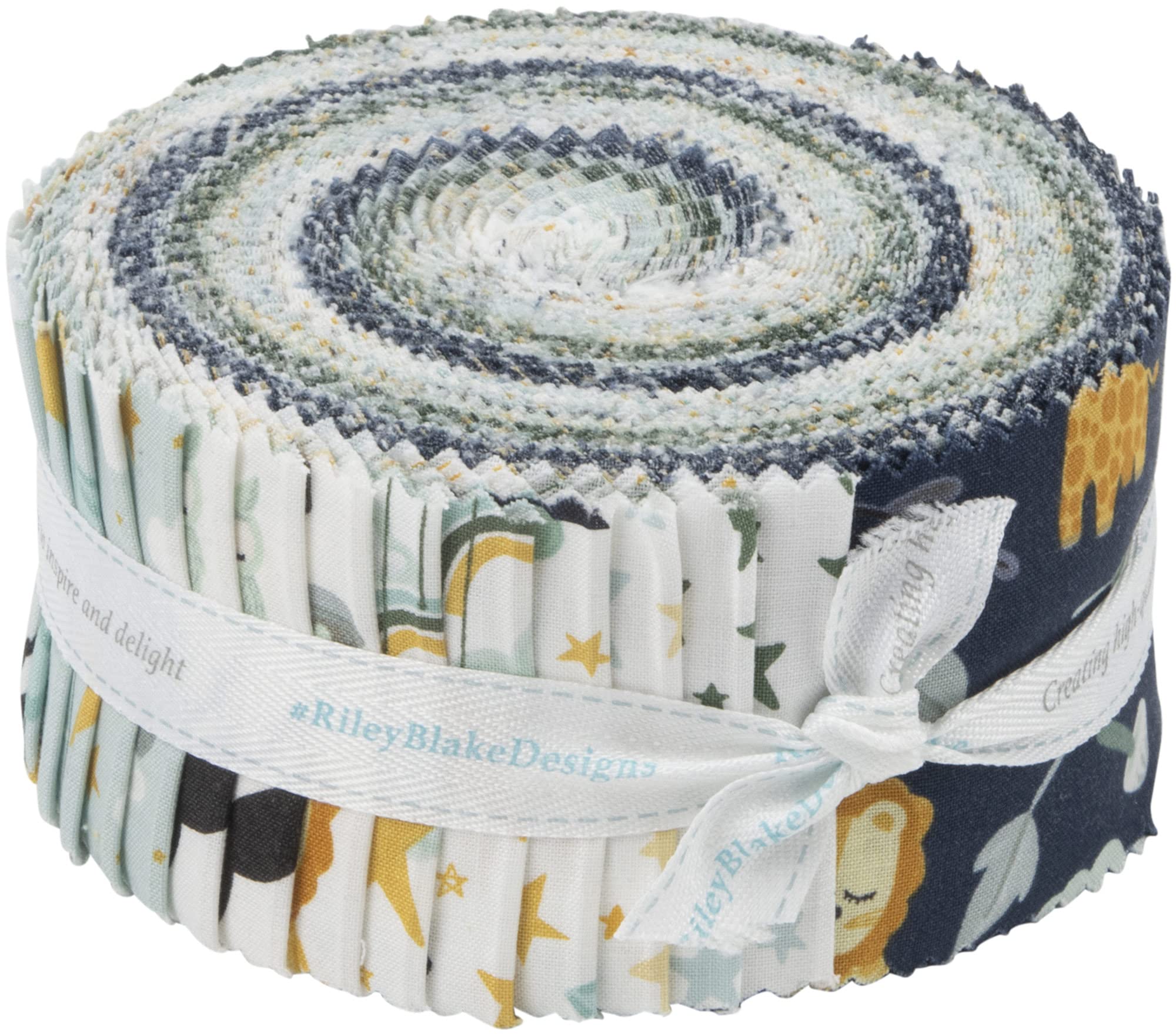 Echo Park Paper Co. It's A Boy Rolie Polie 40 2.5-inch Strips Jelly Roll Riley Blake RP-13250-40