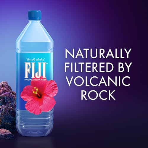 FIJI Natural Artesian Bottled Water 1.5 Liters / 50.7 Fl Ounce (Pack of 12)