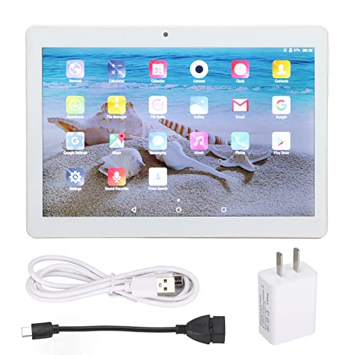 lennis Tablet PC, 2GB 32GB RAM HD Tablet 8 Core CPU for Home Office (US Plug)