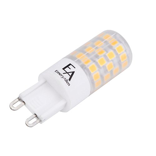 Emery Allen EA-G9-4.5W-001-309F-D 4.5W Bi-Pin Base Dimmable LED Light Bulb, 4-Pack