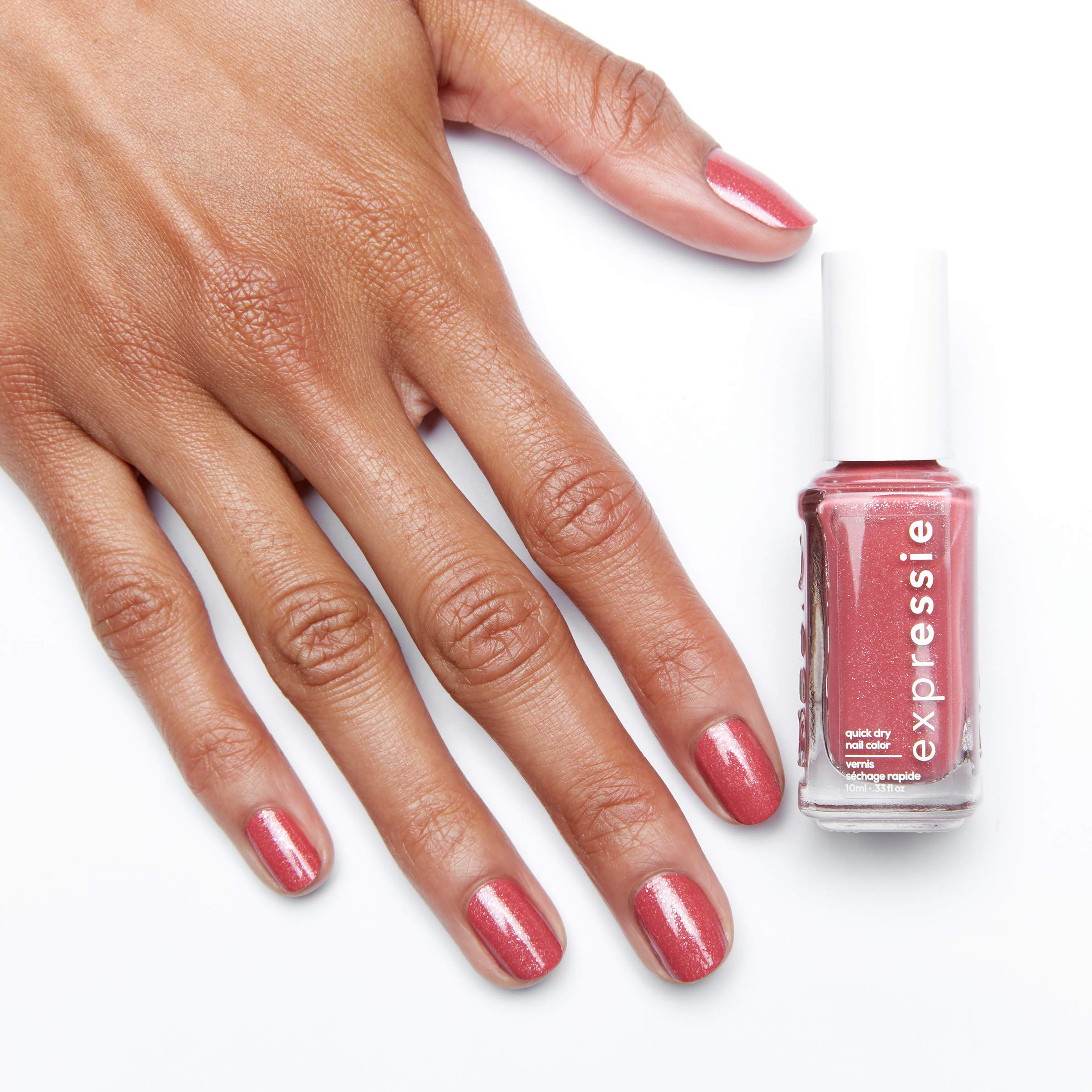 essie expressie Quick-Dry Vegan Nail Polish, Trend and Snap, 0.33 Ounce