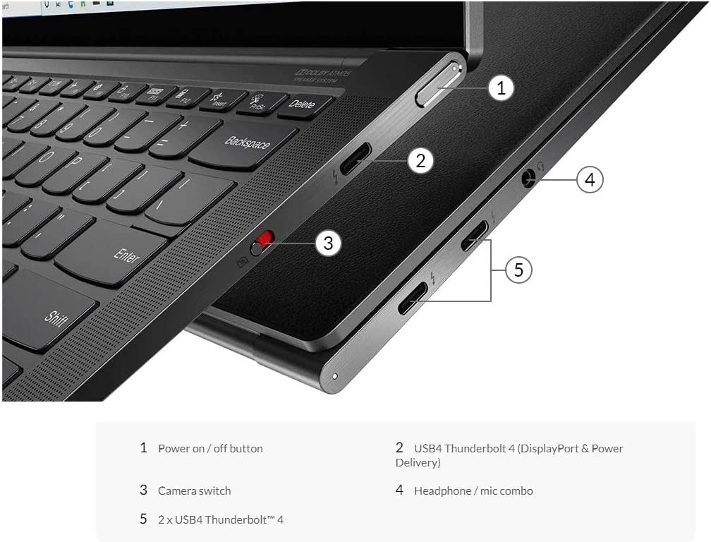 Lenovo 2022 IdeaPad Slim 9i 14" 4K(3840 x 2160) Touchscreen Laptop, 11th Gen Intel Core i7-1195G7, 16GB DDR4 RAM, 512GB SSD, Iris Xe Graphics, WiFi 6, Backlit KB, Stylus Pen, Windows 11 H, Black