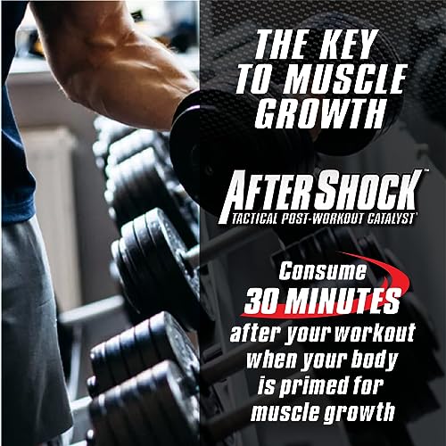 Myogenix Aftershock Post Workout, Unlimited Muscle Growth | Anabolic Whey Protein | Mass Building Carbohydrates | Amino Stack Creatine and Glutamine Plus BCAAs | Fruit Punch 2.64 lbs