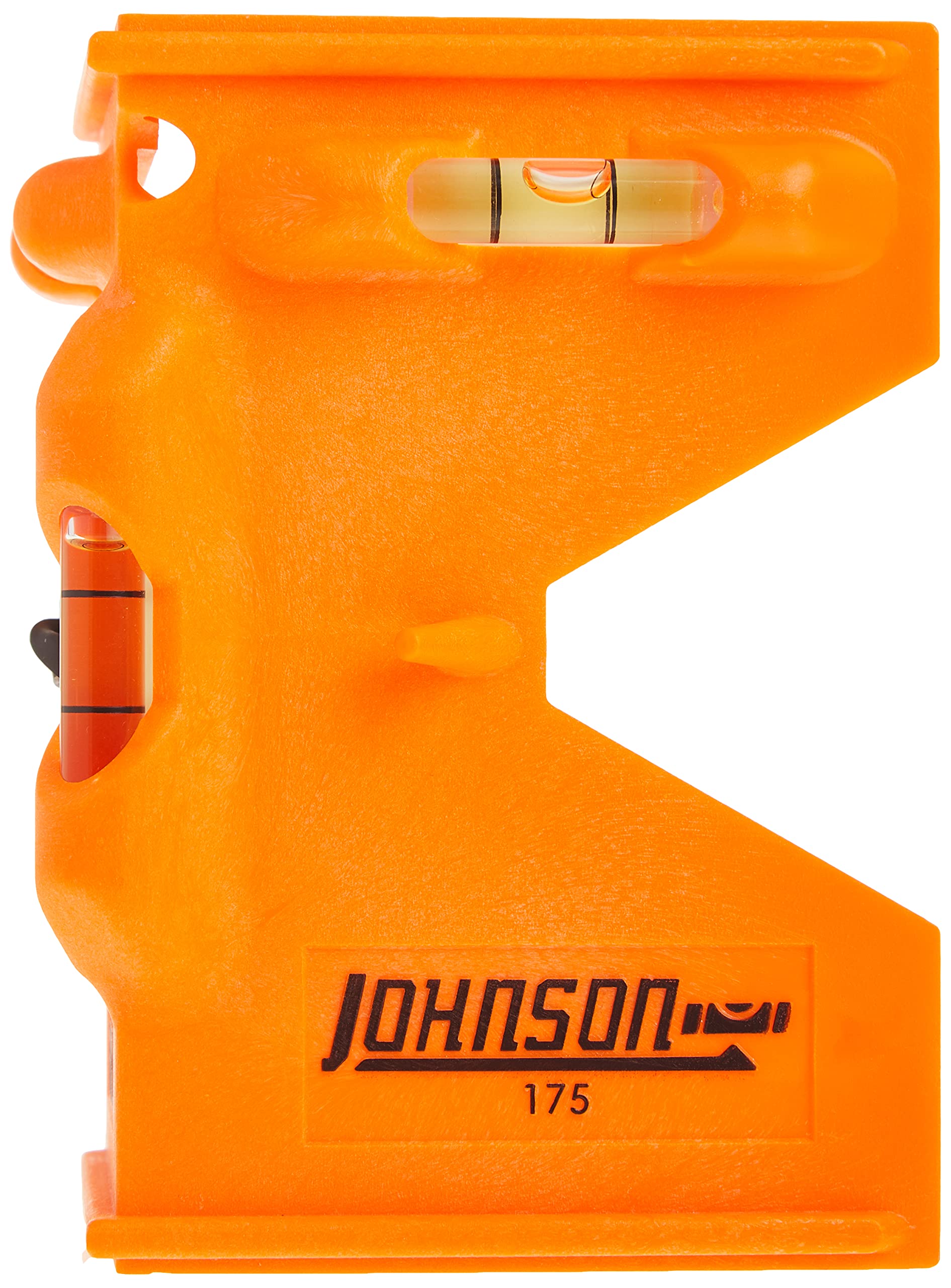 Johnson Level & Tool 175-O Orange Post & Pipe Level, 4" x 5" x 9", Orange, 1 Level