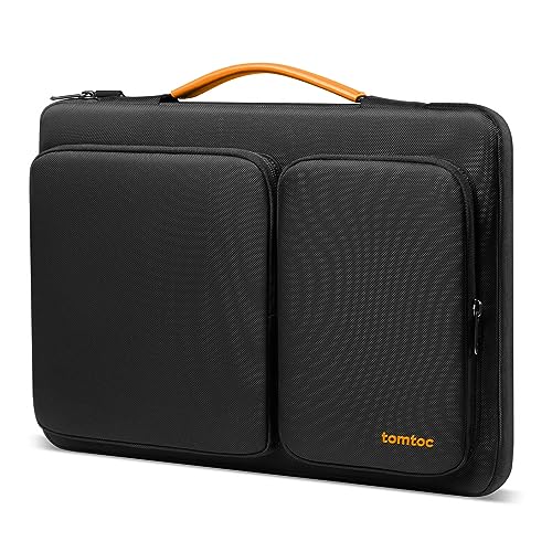 tomtoc 360 Protective Laptop Sleeve for 14-inch MacBook Pro M2/M1 Pro/Max A2779 A2442 2023-2021, 13.5-14.4 Inch Surface Laptop Studio/5/4/3, Water-Resistant Carrying Case for ASUS VivoBook/ZenBook 14