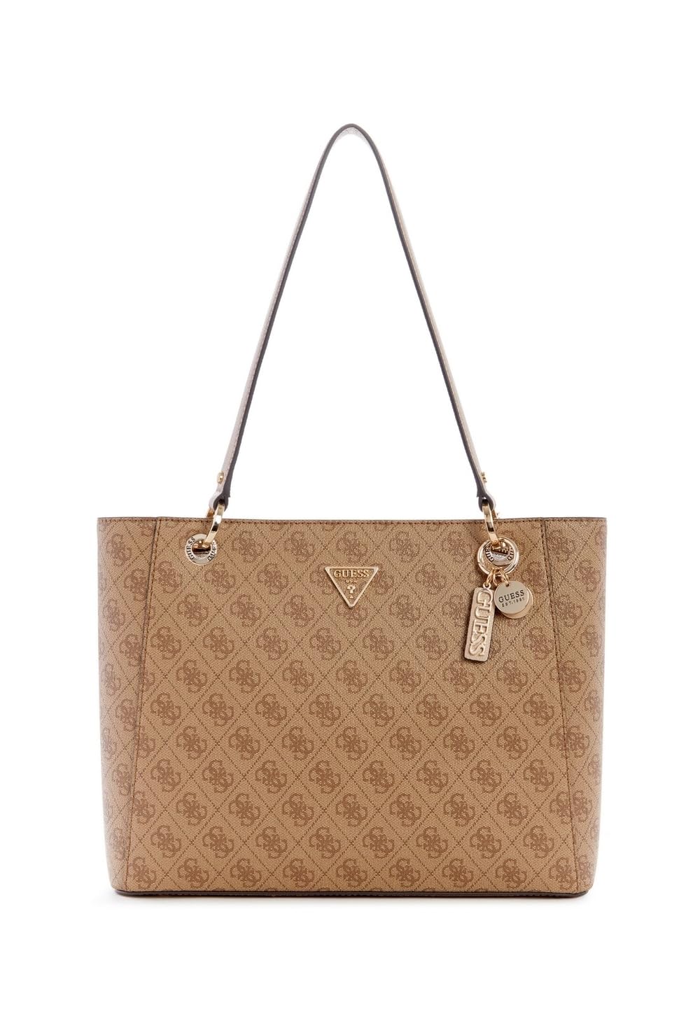 GUESS Noelle Noel Tote, Latte Logo