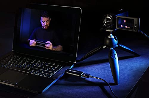 Elgato Cam Link 4K, External Camera Capture Card, Stream and Record with DSLR, Camcorder, ActionCam as Webcam in 1080p60, 4K30 for Video Conferencing, Home Office, Gaming, on OBS, Zoom, Teams, PC/Mac