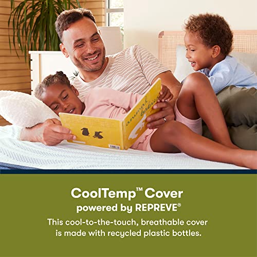 Serta - iComfortECO S30LTX Medium 13" Twin XL Hybrid Smooth Top Mattress, Cooling, Pressure Relief, Utilizing Recycled and Plant-based Material, 100 Night Trial, CertiPUR-US Certified
