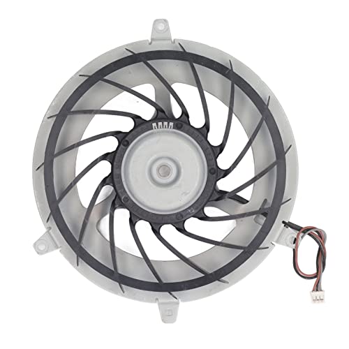 Weojeviy 15 Blades Cooling Fan Replacement for PS3 Game Console Internal Heat Dissipation Fan 12V 2.65A
