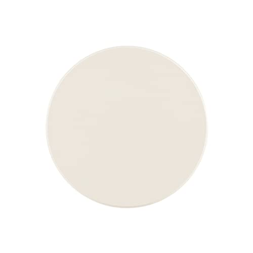 Powell White Tarkin Round Turned Spindle Pedestal Side Accent Table