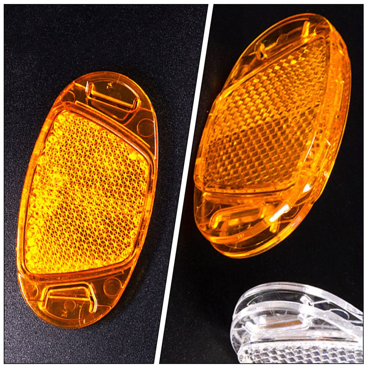 GAFOKI 16pcs Caution Reflector Mountain Light Reflective Tail Decoration MTB Road Wheeling Bike for Riding Warning Lights Device Spoke Rim Disc Bikes Accessories Bicycle Safe Kit Rear