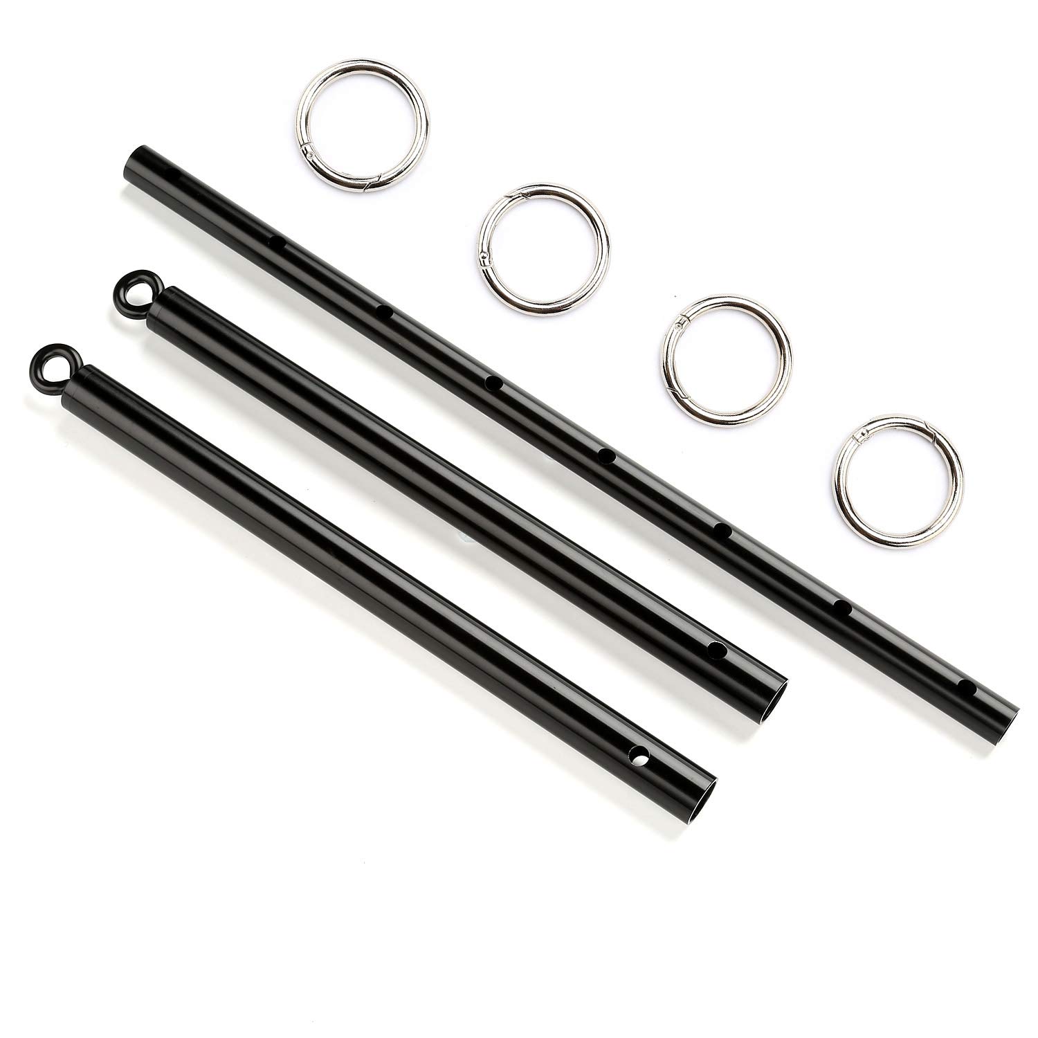 EXREIZST Adjustable Red Spreader Bar Expandable Sports Exercise Training Set