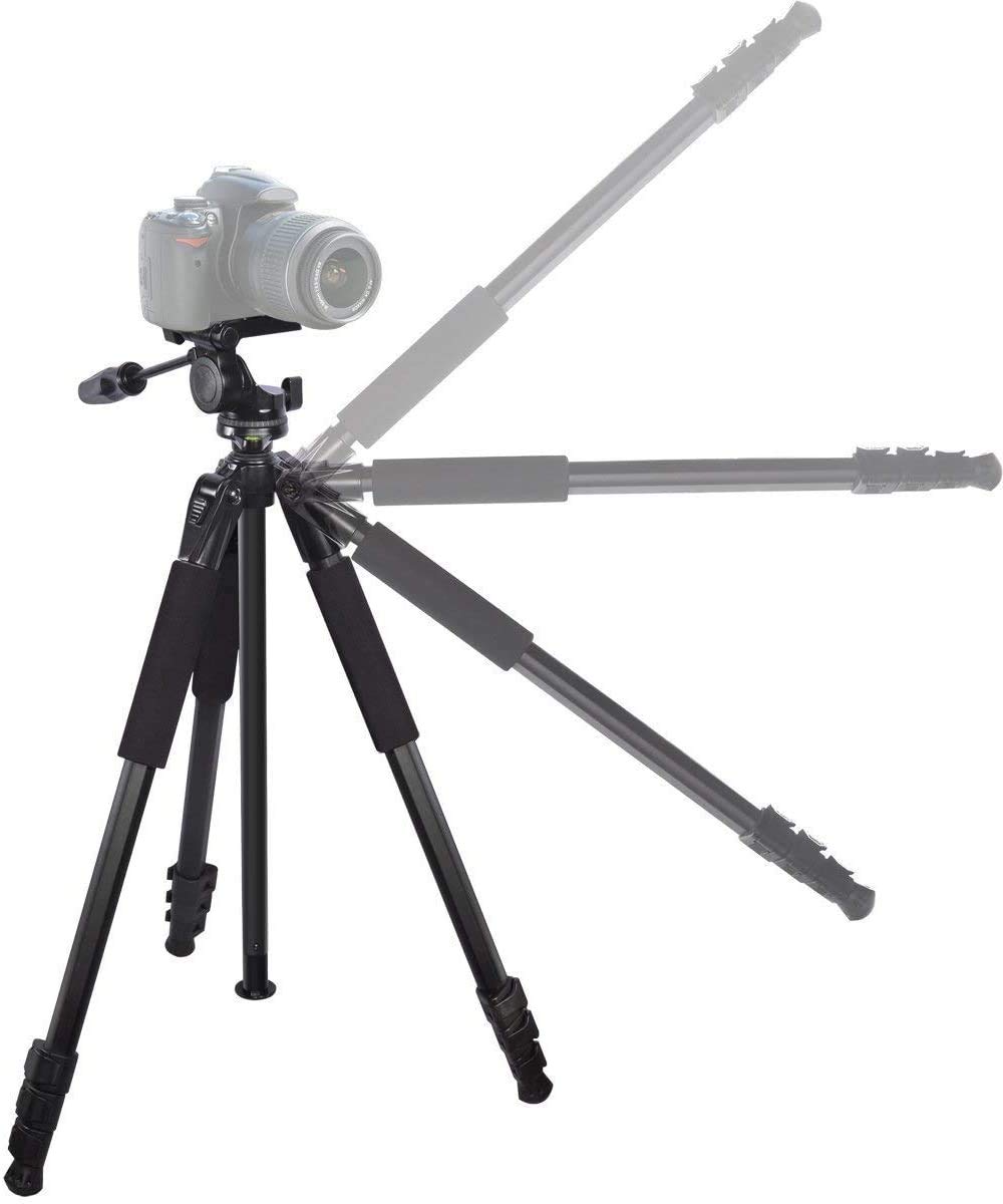 Elite Professional Heavy Duty Camera Tripod for DSLR Cameras/Camcorders (80 Inch)