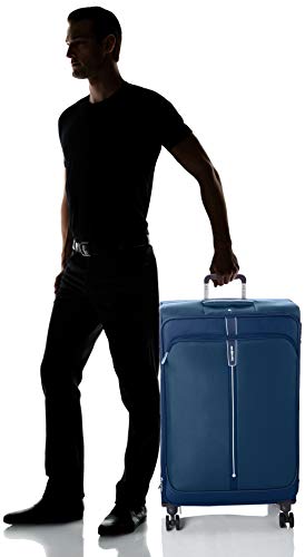 Samsonite Popsoda Luggage- Suitcase, Spinner L erweiterbar (78 cm - 112.5 L), Blau (Dark Blue)