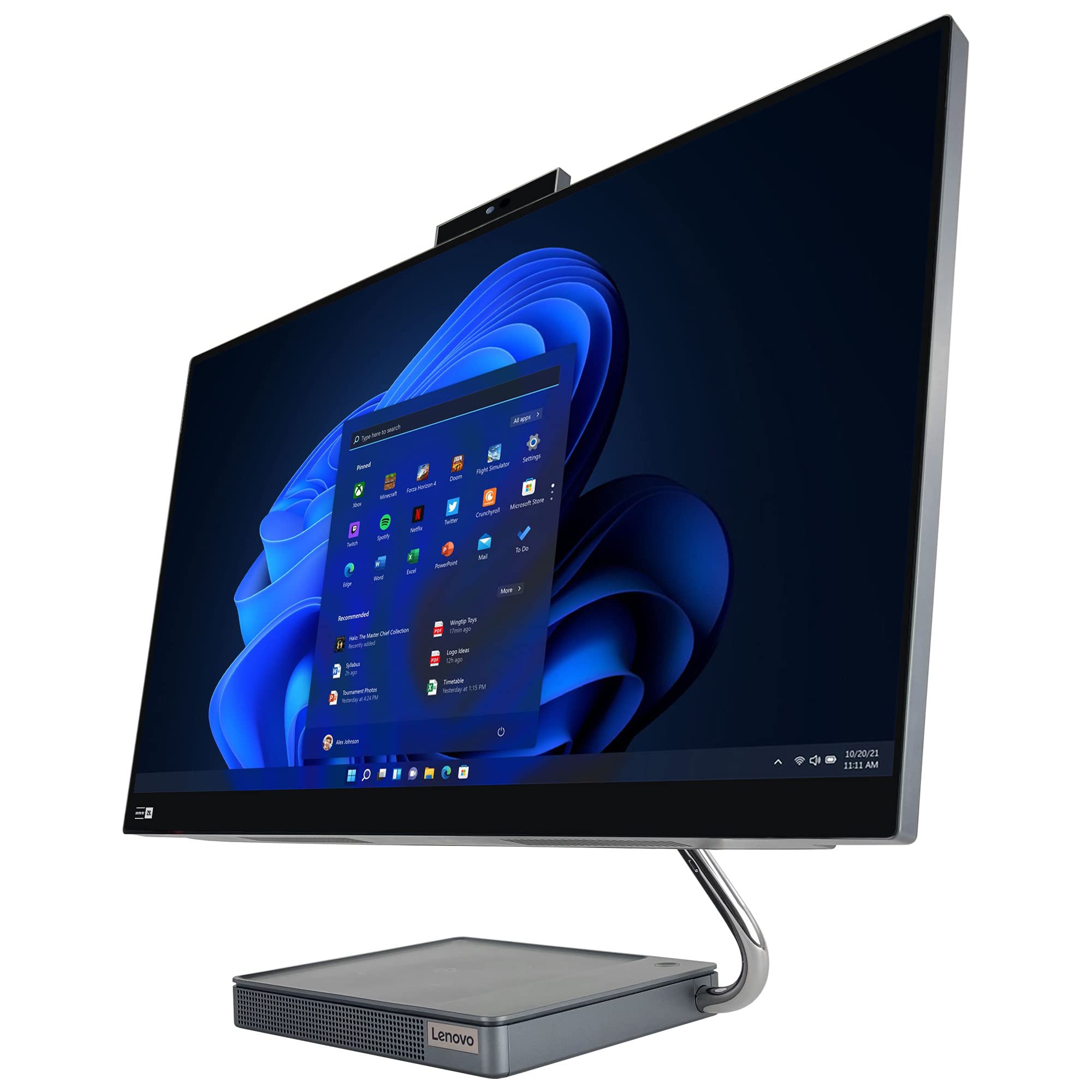 Lenovo IdeaCentre AIO 5i 27" QHD Touchscreen All-in-One Computer - 11th Gen Intel Core i7-11700 8-Core up to 4.90 GHz CPU, 64GB RAM, 8TB SSD, Intel UHD Graphics 630, Windows 11 Pro