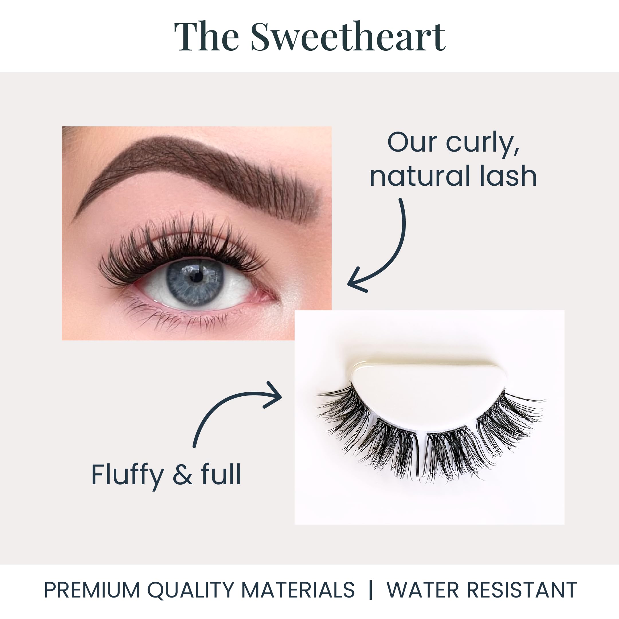 FlutterHabit The Sweetheart Curly Lashes, DIY lash Extensions, Fluffy Lash Clusters for Women, Salon Quality At Home Eyelashes Extension Kit, Natural False Lashes, 6 Lash Sets, No Lash Glue Included