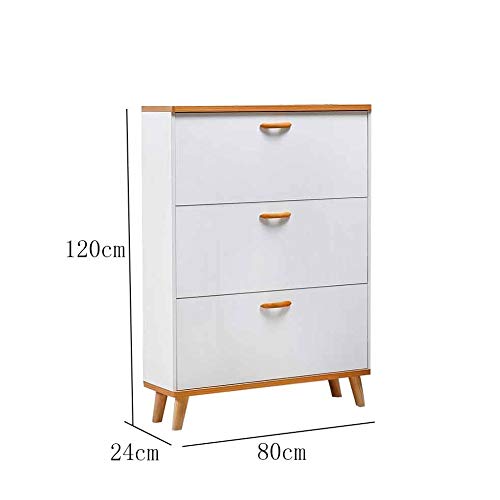 N/A Dump Shoe Cabinet -Thin 24cm Home Entrance Simple Economical Multi-Function Hall Storage Entrance Porch Shoe Cabinet
