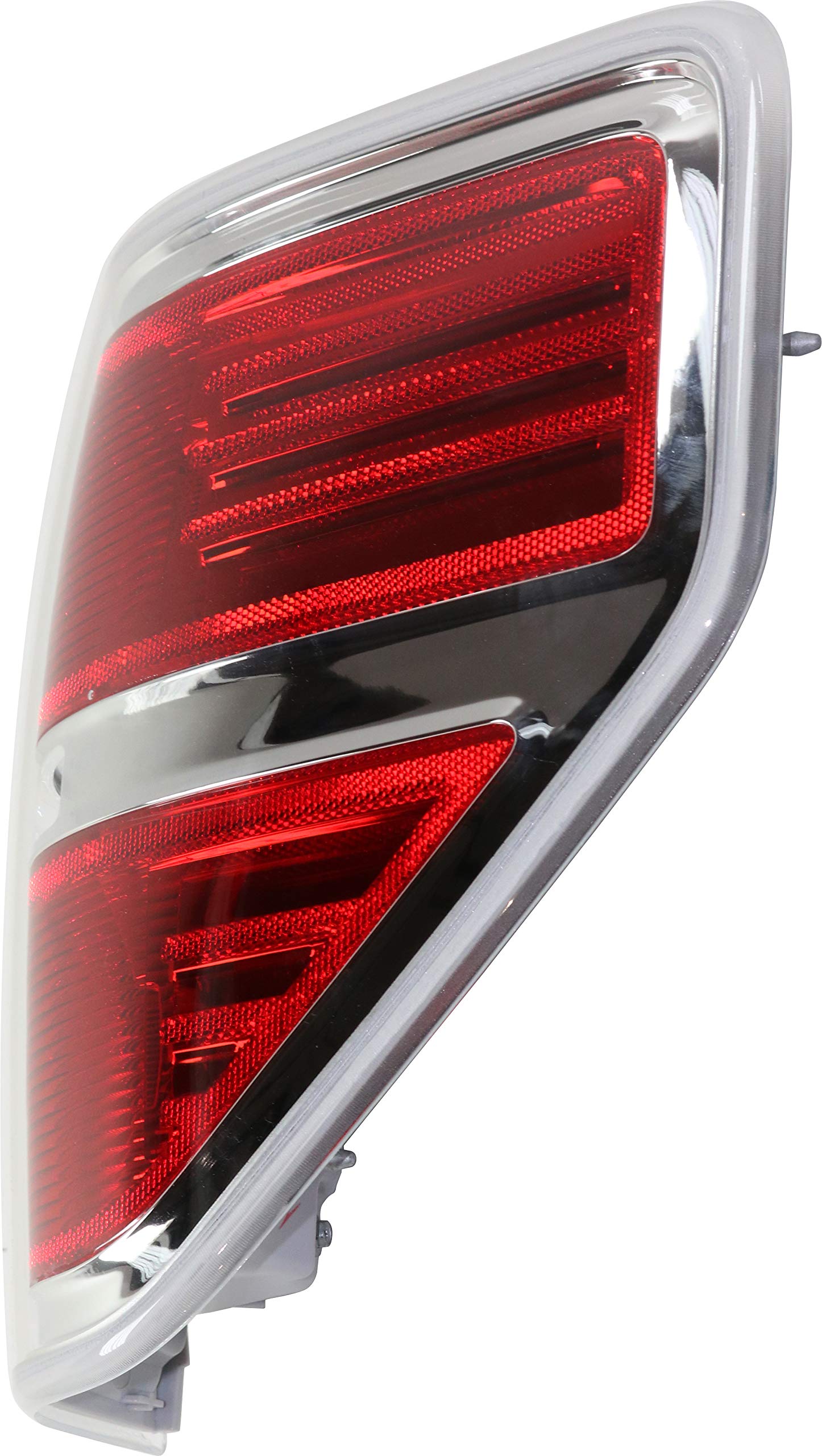 Evan Fischer NHTSA/DOT Compliant Tail Light Lens and Housing Compatible with 2009-2014 Ford F-150 Styleside Chrome trim Passenger Side - FO2819143, BL3Z13404B