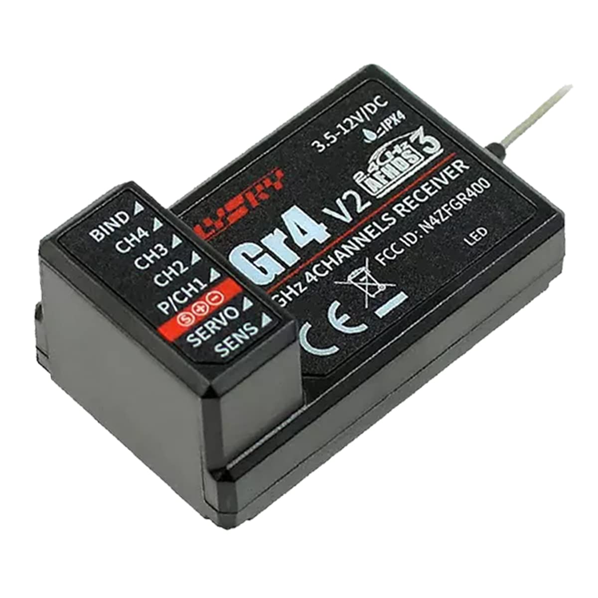 Flysky Noble NB4 Rc Transmitter Receiver FGr4 V2 & FGr4s V2 4 Channels, 2.4GHz Rc Car Remote Controller 4 Channel AFHDS 3 - HOBBYMATE