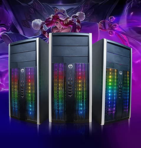HP Gaming PC Desktop Computer - Intel Quad I7 up to 3.8GHz, 16GB Memory, 256G SSD + 3TB, GeForce GTX 1660 Super GDDR6 6G, RGB Keyboard & Mouse, WiFi & Bluetooth 5.0, Win 10 Pro (Renewed)