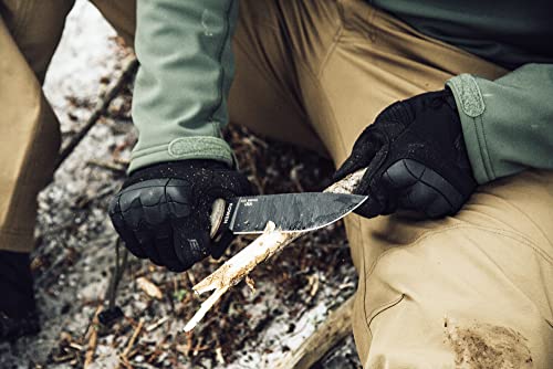 Mechanix Wear: M-Pact 3 Tactical Work Gloves, Touchscreen Capability, Synthetic Leather Gloves, Finger Reinforcement and Impact Protection, Work Gloves for Men (Black, Medium)