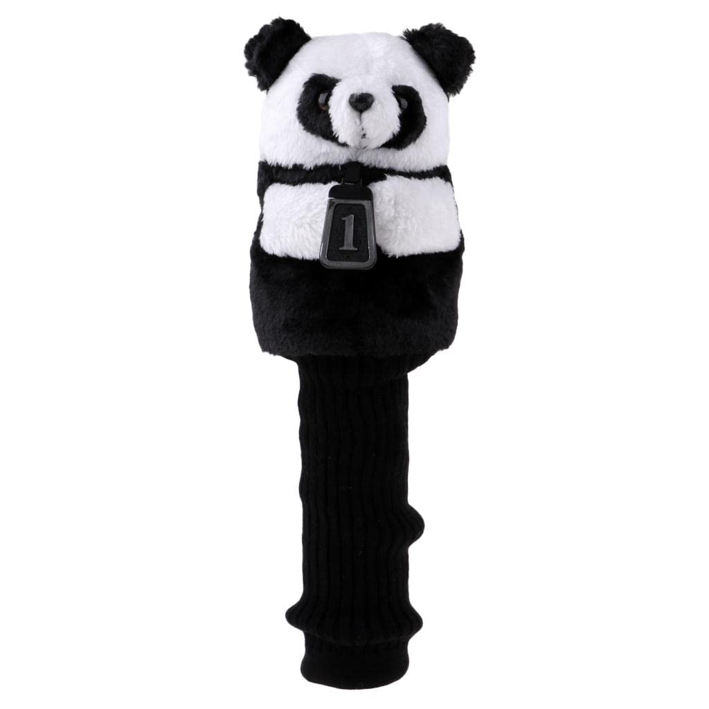 DYNWAVE Animal Shape Golf Club Headcover Wood Driver Head Cover Accessory, Panda