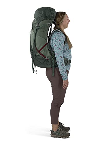 Osprey Aura AG LT 50L Women's Backpacking Backpack, Black, WXS/S