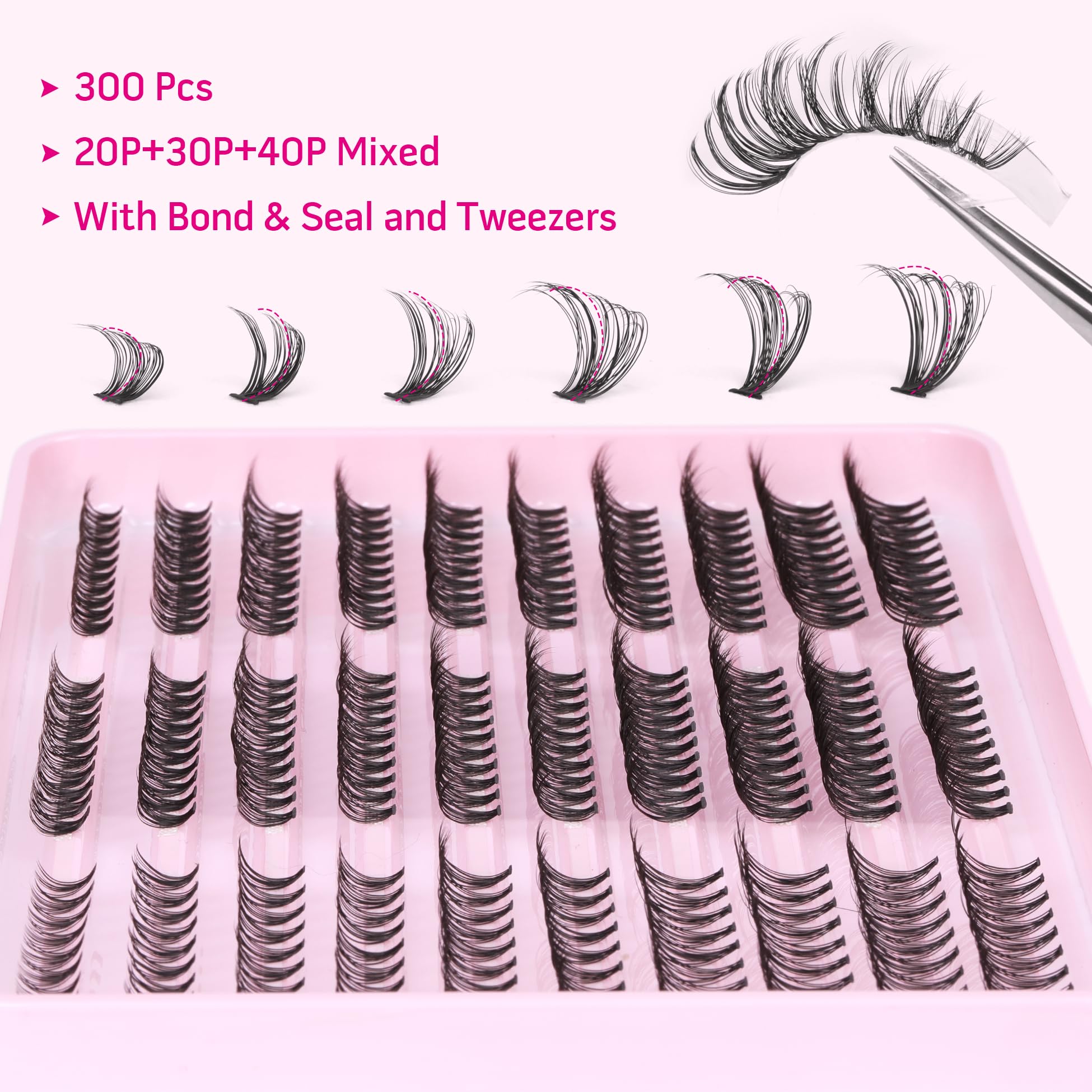 False Eyelashes Dramatic Mink Lashes Fluffy 20mm Natural Wispy Faux Mink Eyelashes Long Thick 5 Pairs Fake Eyelashes Pack