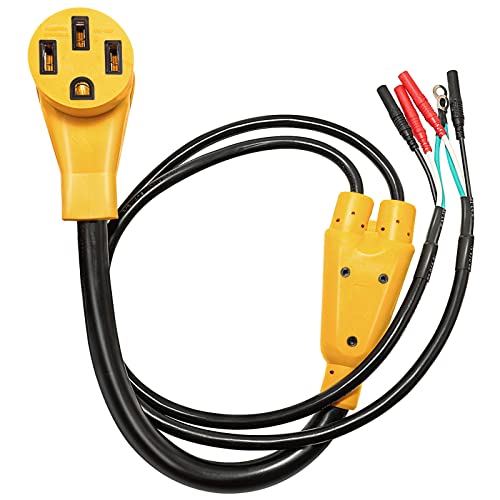 ‎MECMO - 50 Amp Parallel Kit for Generator 120V 50A RV (14-50R), cUL Listed Inverter Generator Parallel Connection Kit for Combine Power with Two Inverter Generators Cord