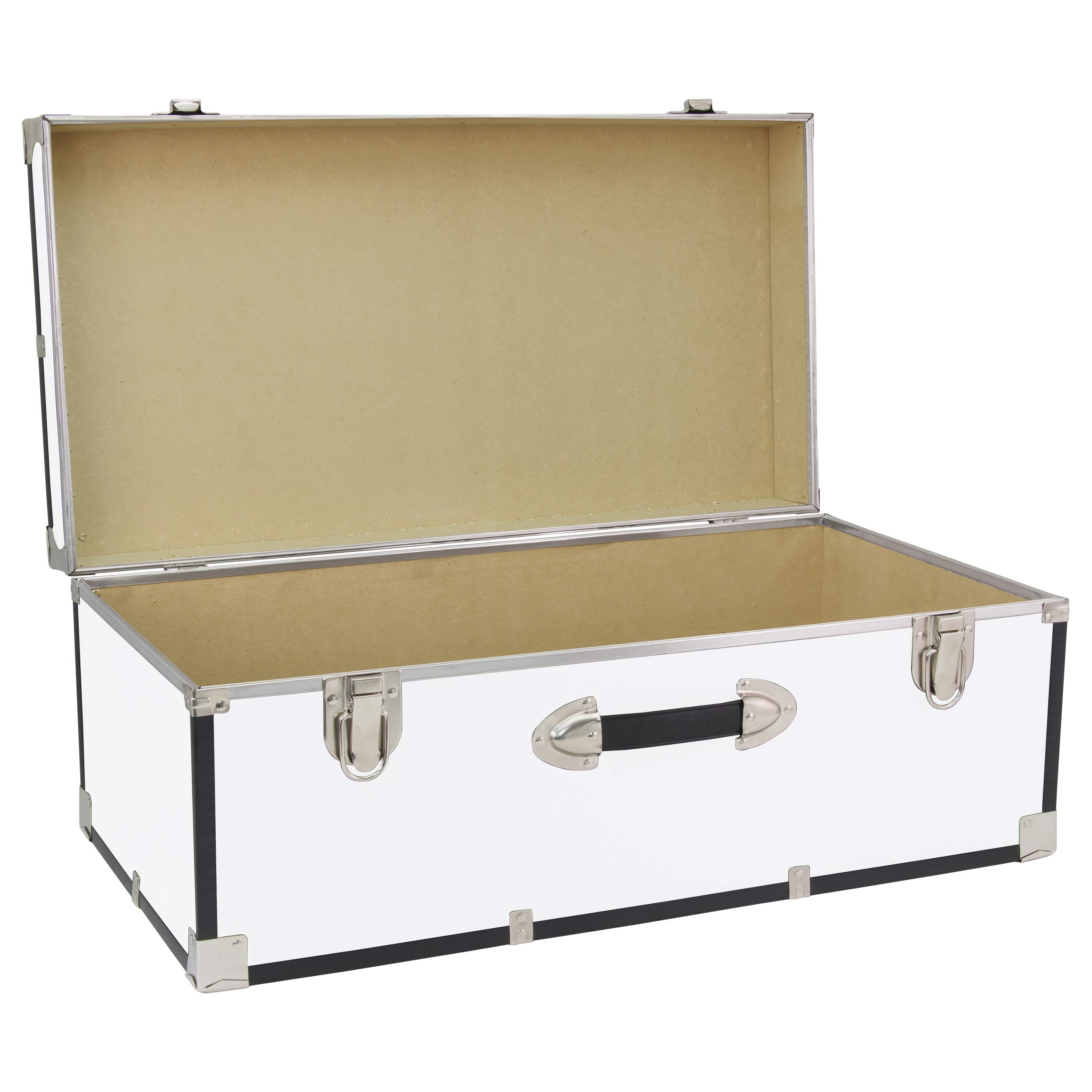 Seward Trunk` 30" Storage Trunk (White)
