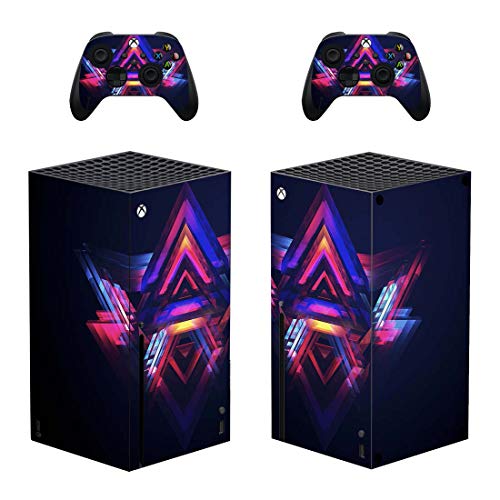 FELIPE SEIJI KUBA Xbox Series X Skin Set Vinyl Decal Skin Stickers Protective for Xbox Series X Console Kinect 2 Controllers - multi color