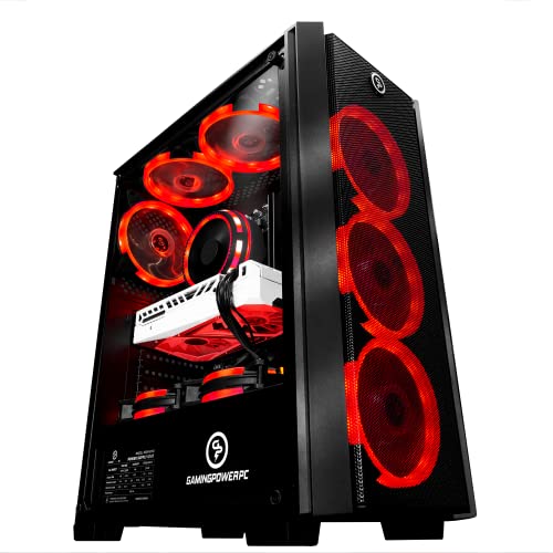 GAMINGPOWERPC G302 Gaming PC Desktop Intel Core i5-12400F 2.5GHz 6 Core, 16GB DDR4, NVIDIA GeForce RTX 3060 12GB GDDR6, 512GB NVMe M.2 SSD, Windows 11 Home