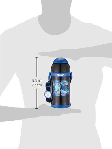 Elephant Seal (ZOJIRUSHI) Water Bottle Way Cup and Straw Stainless Bottle 600ml Black SC – ZT60 – BA