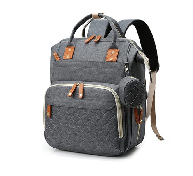 GIMURM Mothers Gifts,Diaper Bag Backpack,Multi Baby Nappy Changing Bags Travel Back Pack with Changing Pad & Stroller Straps, Large Capacity, Waterproof and Stylish,gray