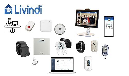 Livindi Studio for Apartments β 10-inch Tablet Senior Monitoring System with Medical Alerts (WiFi/LTE)