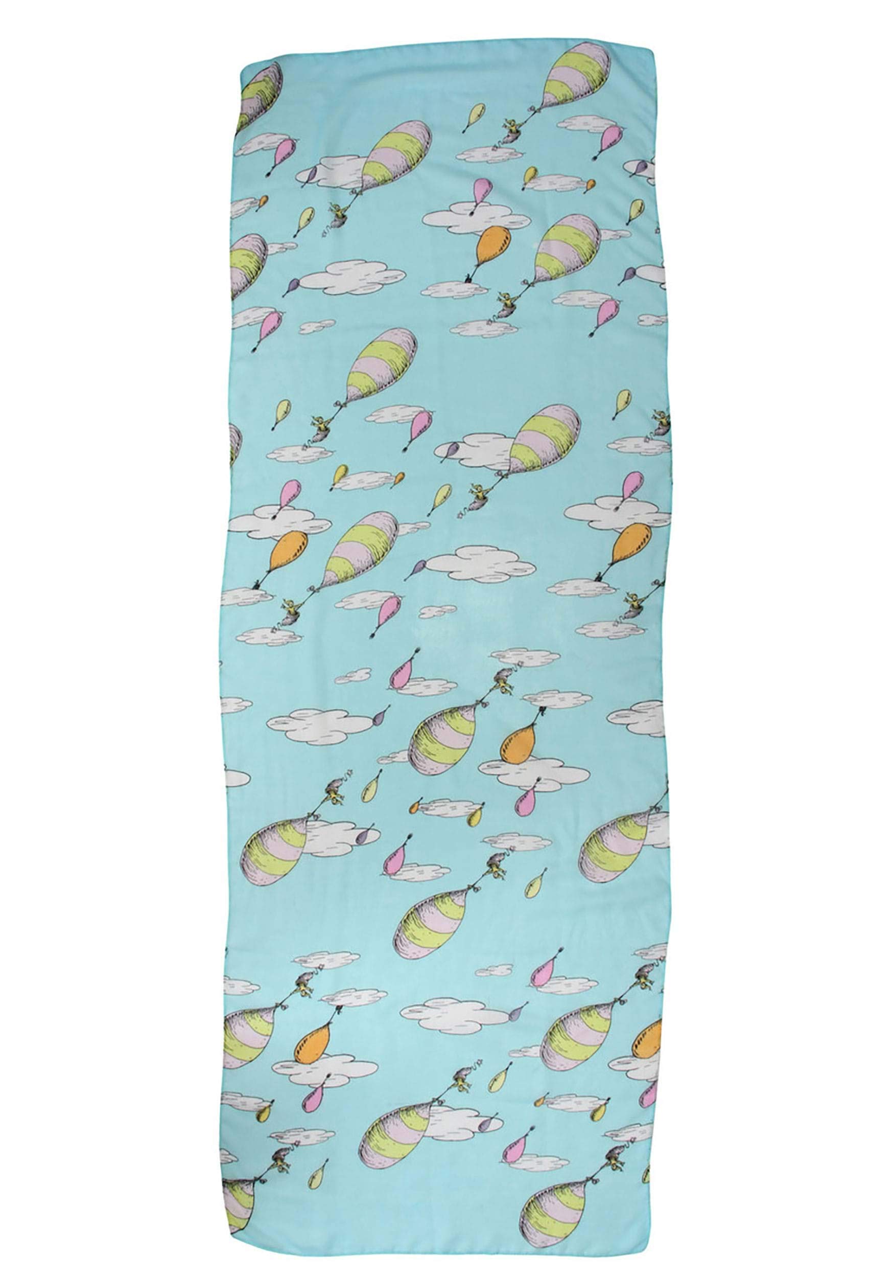 elope Dr. Seuss Oh The Places You'll Go! Lightweight Costume Scarf for Adults and Teens Standard Blue