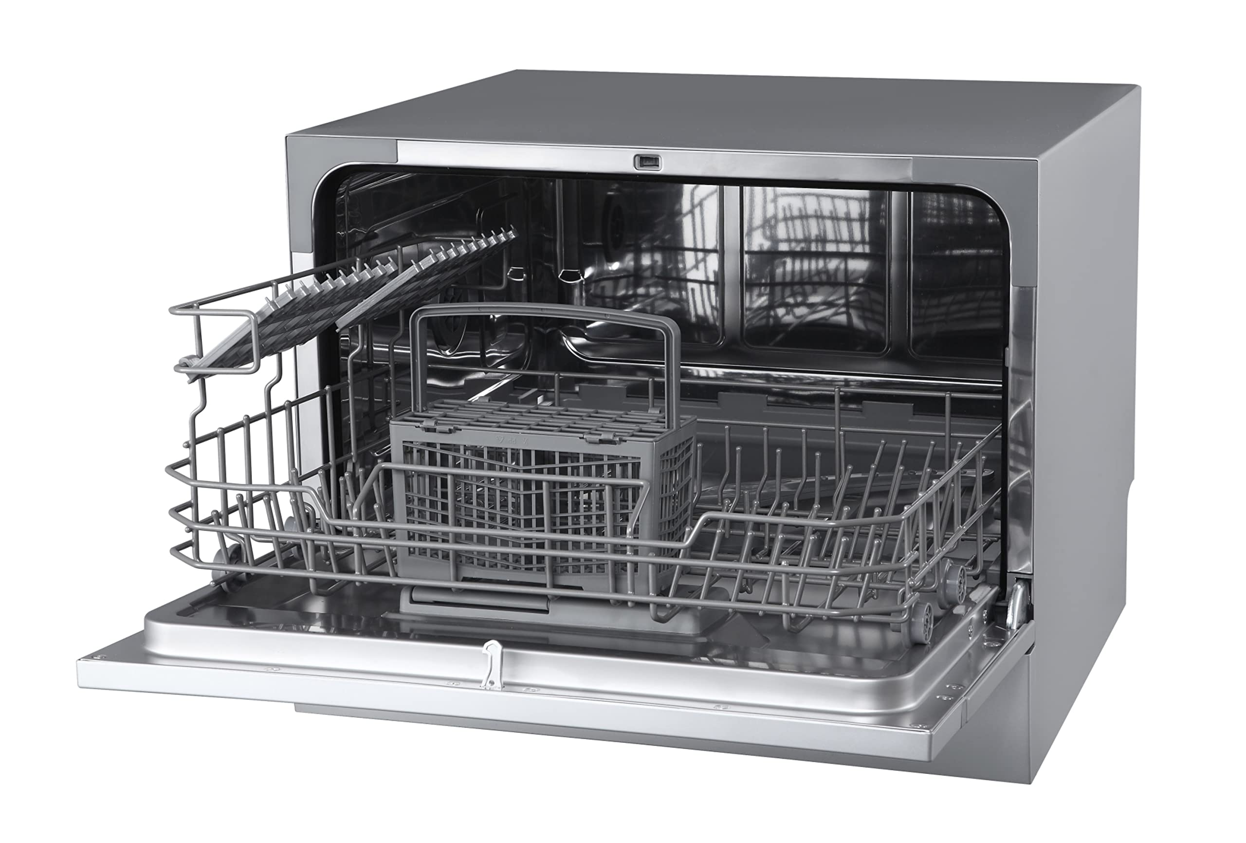 EdgeStar DWP62SV 6 Place Setting Portable Countertop Dishwasher - Silver