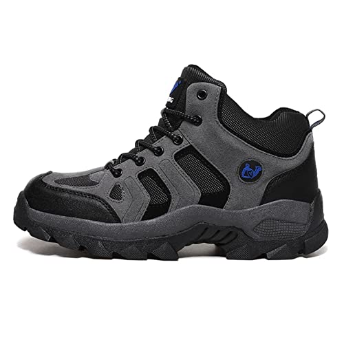 HARMOX Men's Women's Hiking Boot Comfortable Hiking Boots Men Grey