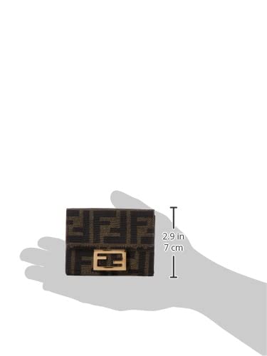 FENDI(フェンディ) Women Trifold Wallet, Tabacco+Moro+O.Soft, One Size