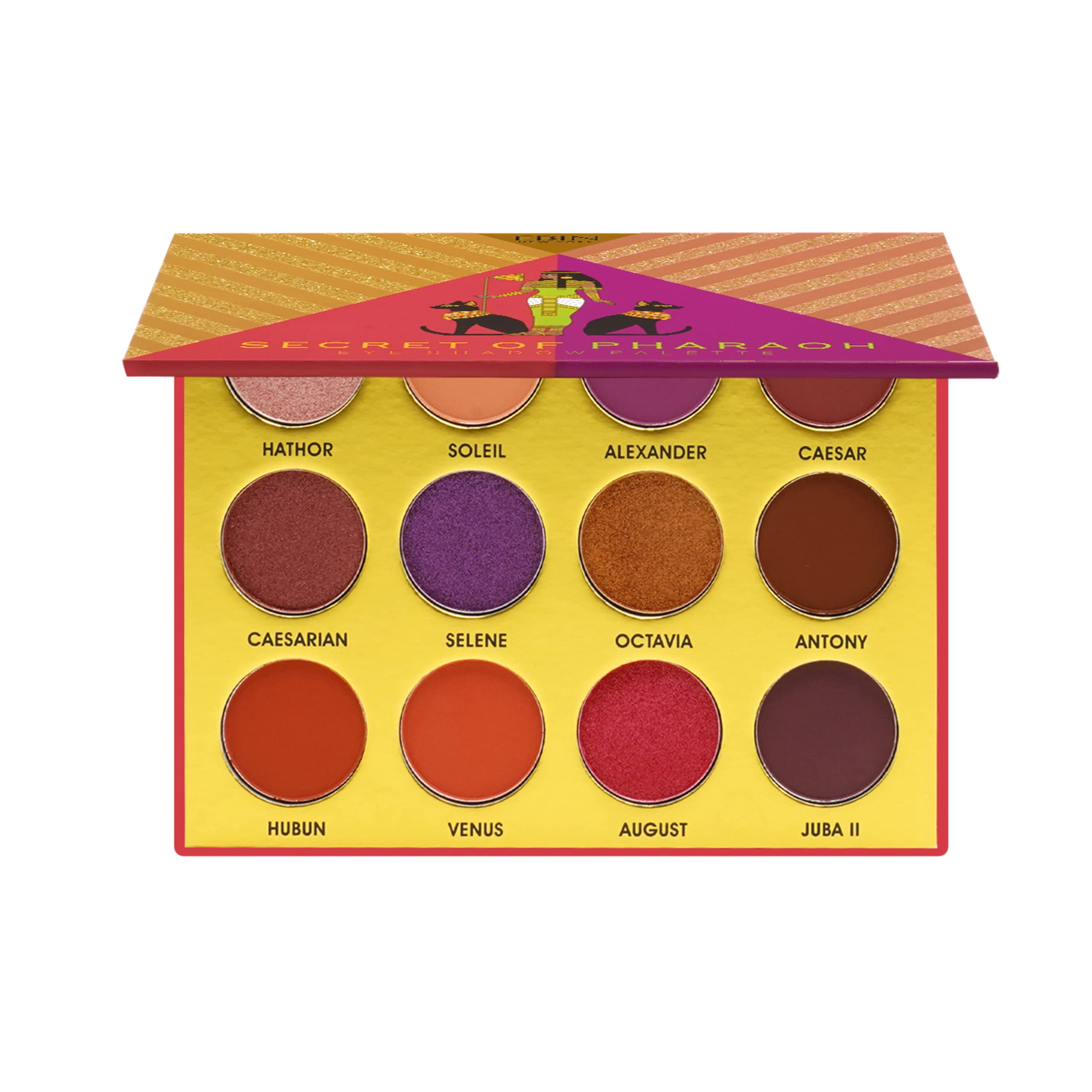 EBIN NEW YORK Sandstorm - Secret of Pharaoh Eyeshadow Palette, Highly Pigmented and Blendable, Cruelty-Free, Long-Lasting Matte & Shimmer