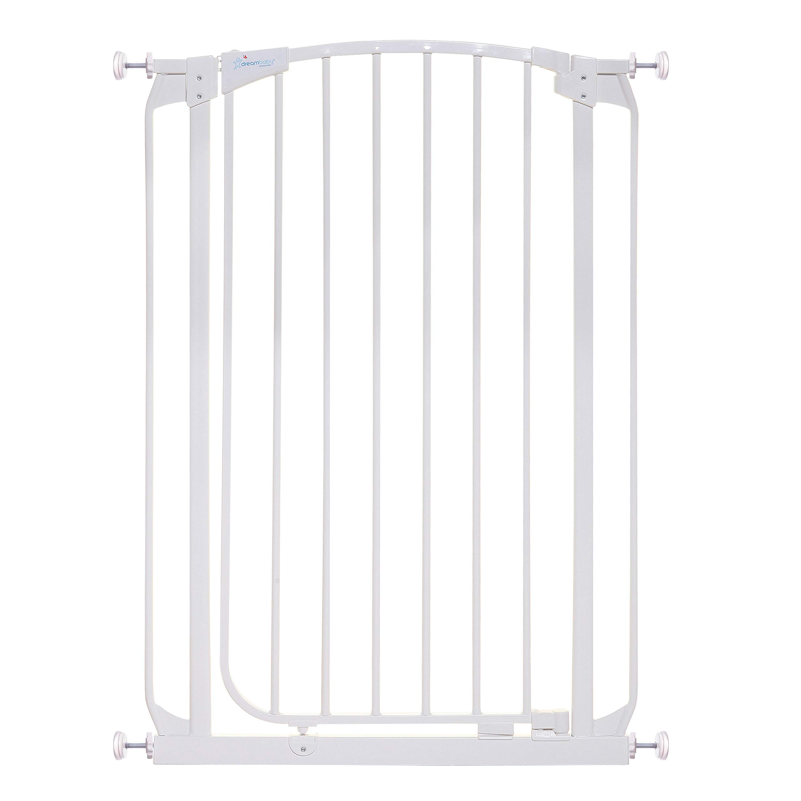 Dreambaby Chelsea Extra-Tall Auto-Close Security Baby Safety Gate - White-Model F190W