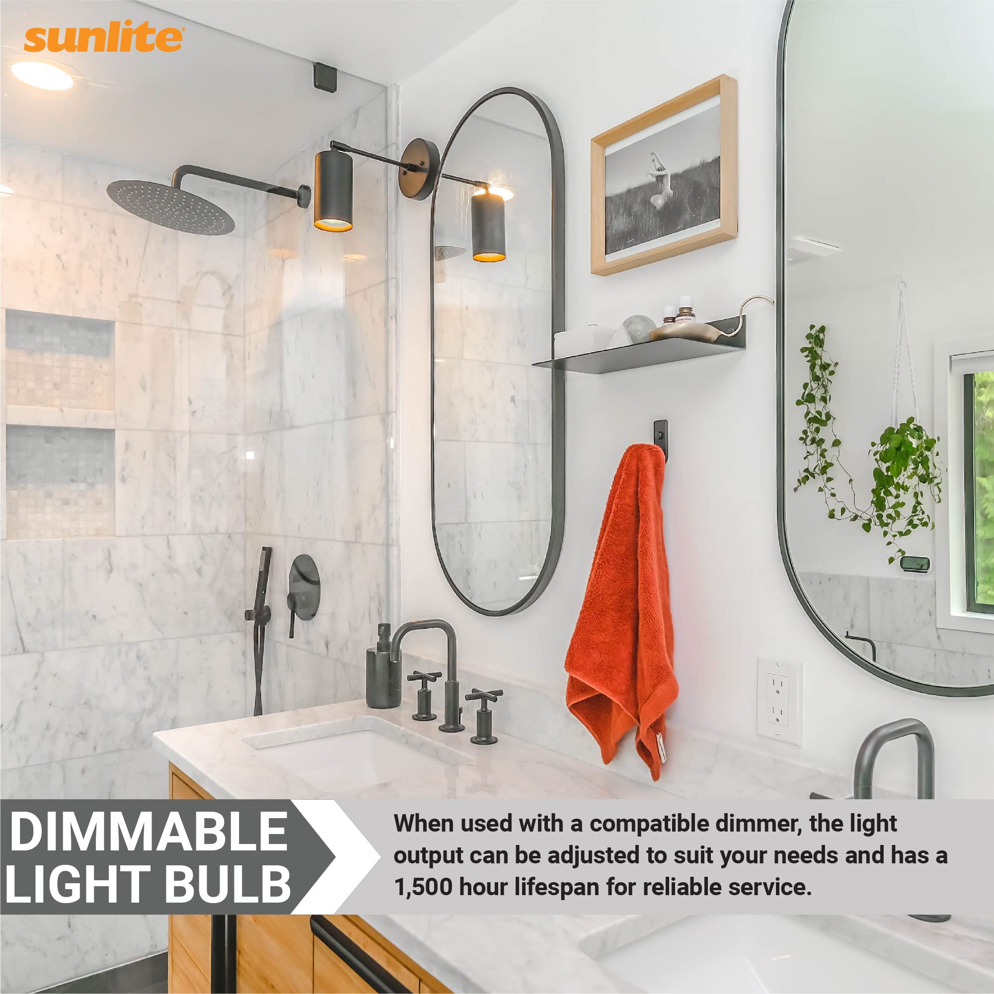 Sunlite 41666 Incandescent T6.5 Tubular Light Bulb, BA15D Double Contact Bayonet Base, 25 Watts, 170 Lumens, Dimmable, Mercury Free, 2600K Warm White, Clear Glass, 6 Count