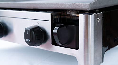 Megamaster 820-0054F Propane Gas Grill, Silver and Black