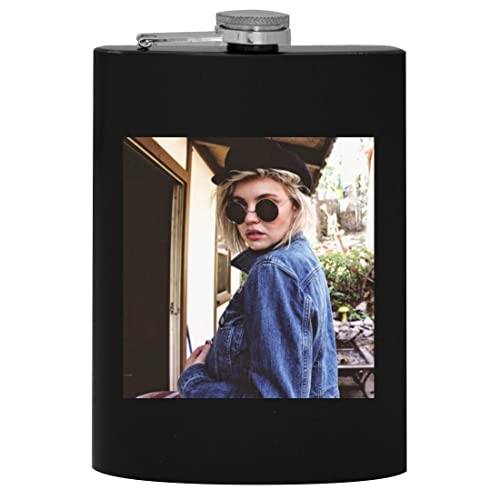 FC Carino B35Y22D63W0403503M07T32C02S27-8oz Black Hip Alcohol Drinking Flask PDI #PIDP403503
