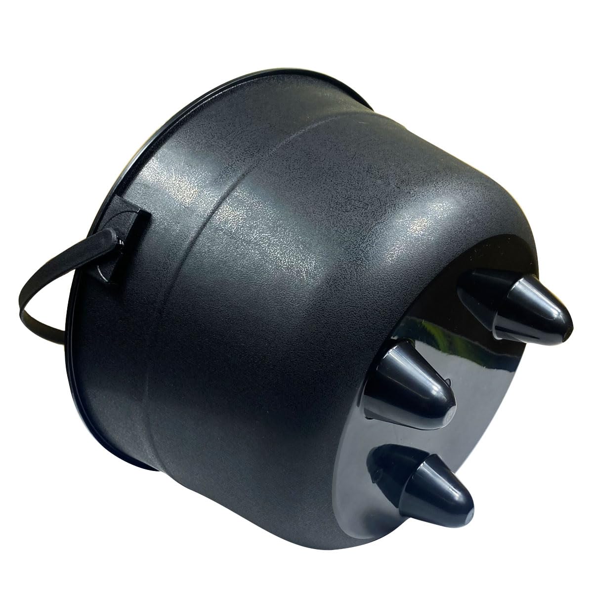 DQFAQYY Large Halloween Black Cauldron 12.6" Plastic Witch Cauldron Candy Bowl Kettle, Pot and Bucket Trick or Treat Party Supplier Decorations