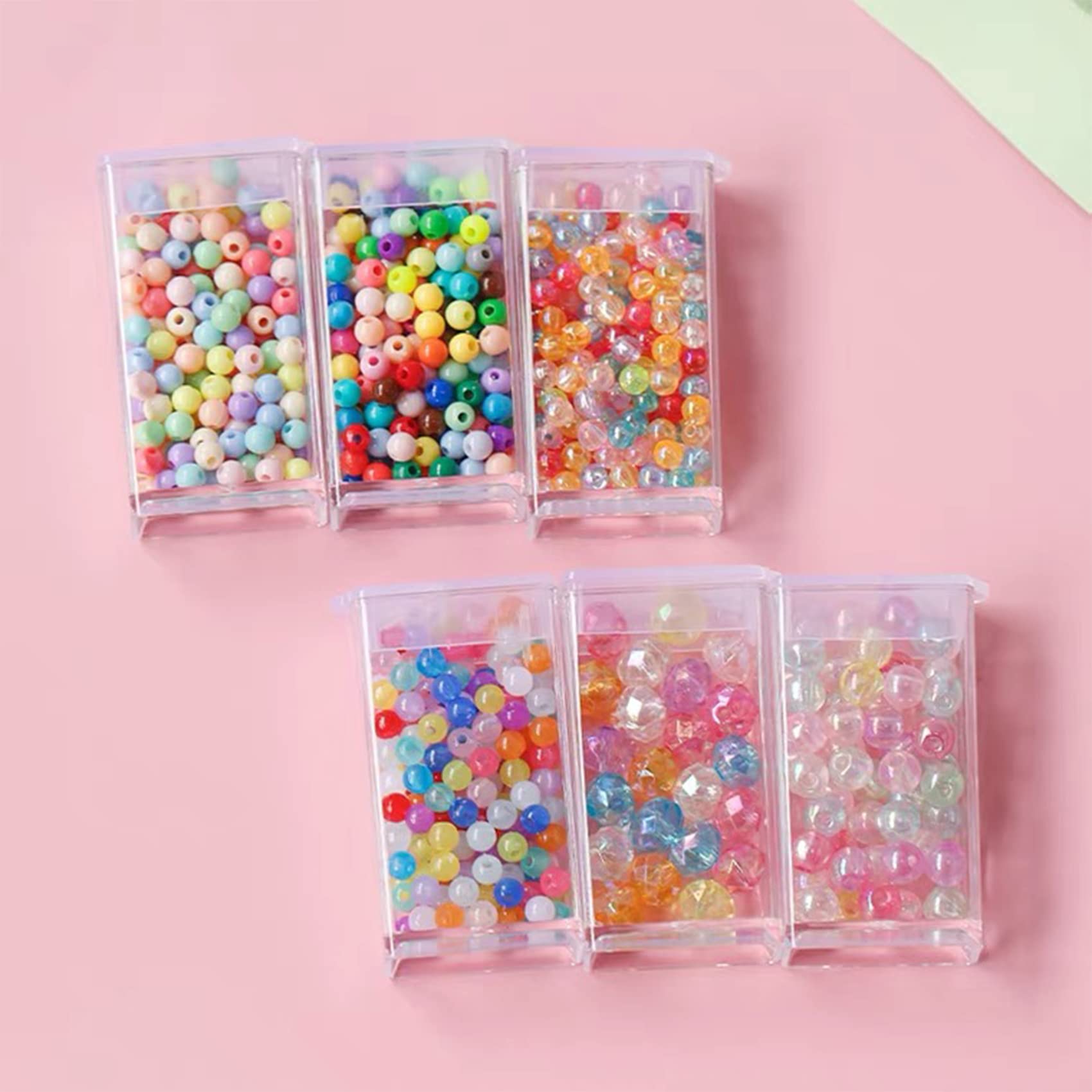 EUPHENG 24LX40 40 Grids Fly Tying Beads Box in A4 Size Easy See All Through and Easy to Organize