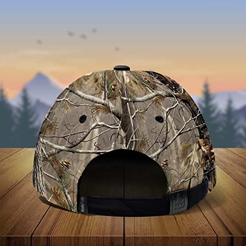 Hatstalk 3D Printed Aleandro Cotta Camouflage Deer Hunting Hat, Outdoor Outfit Big Buck Country Gift